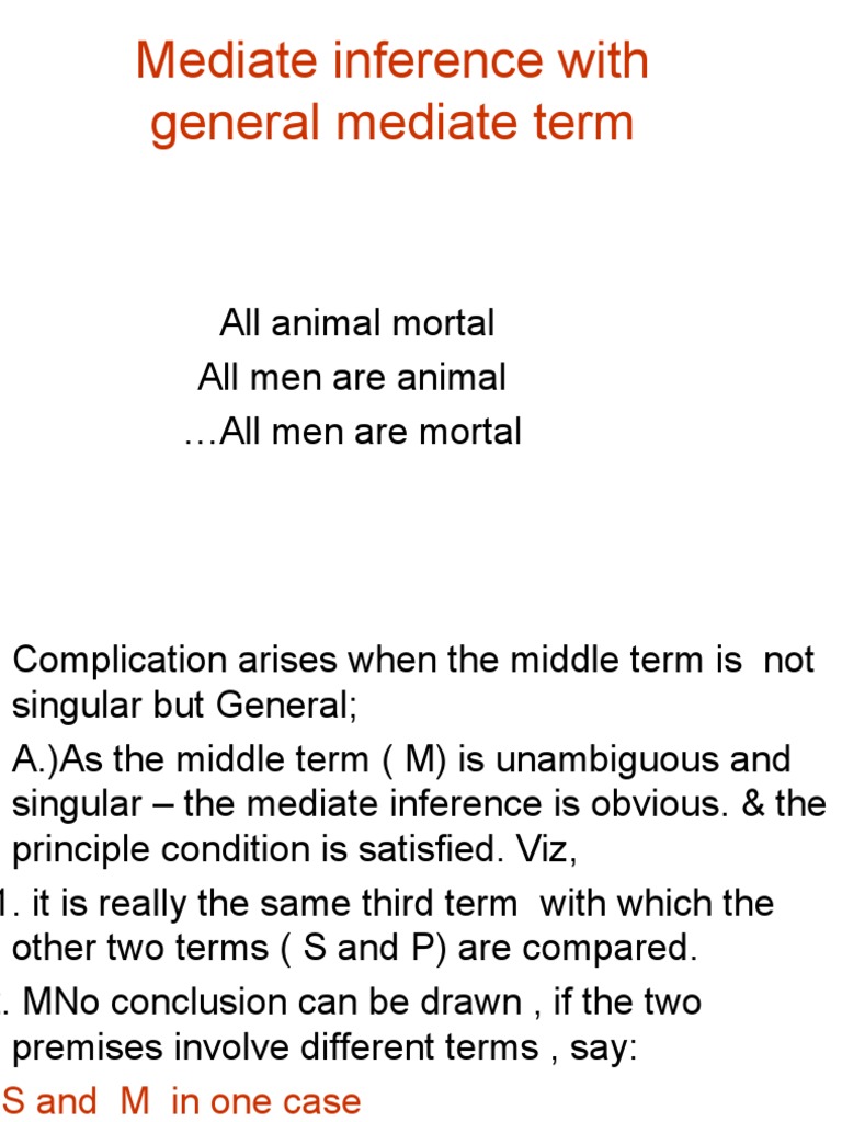 3-Mediate Inference With General Mediate Term | PDF | Mathematics ...