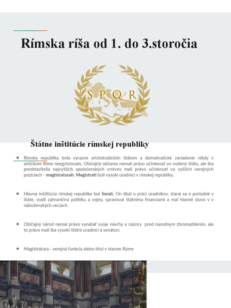 Rimska Risa Od 1.do 3. Storočia | PDF