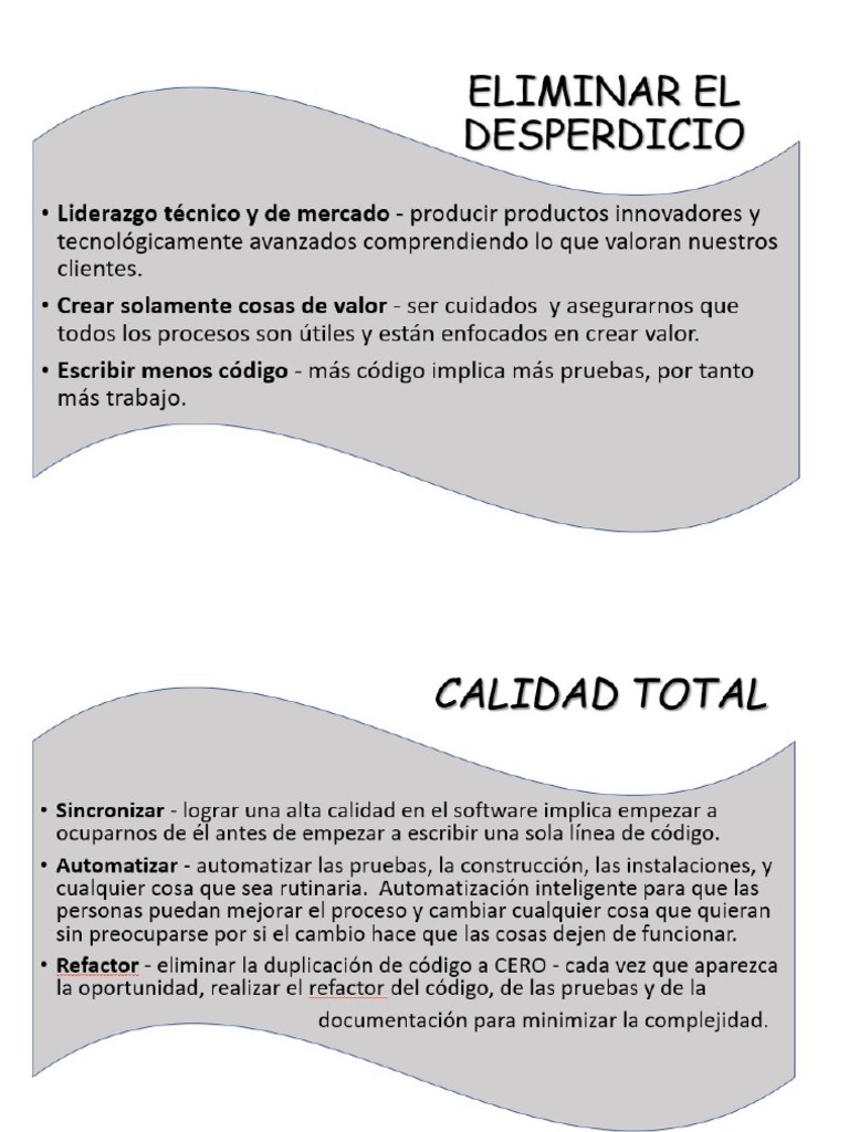 Principios Lean | PDF