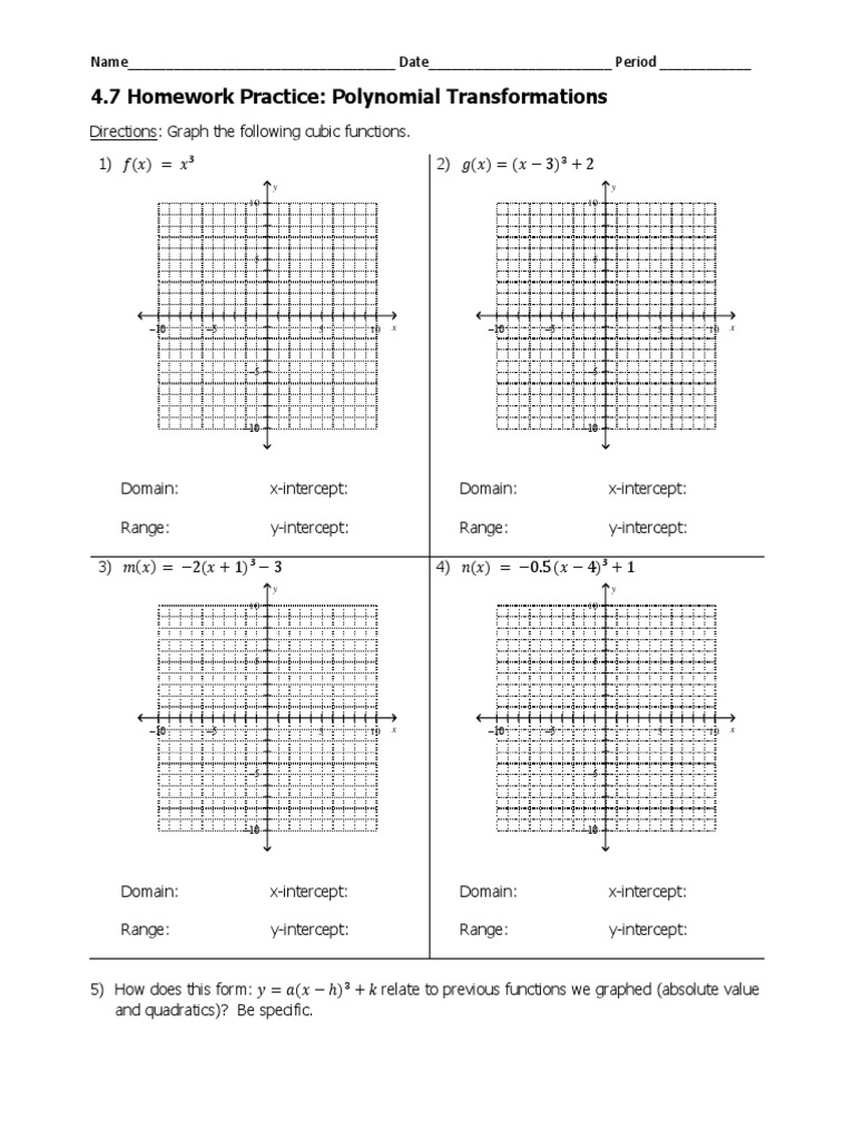 4 7 Homework Practice Pdf