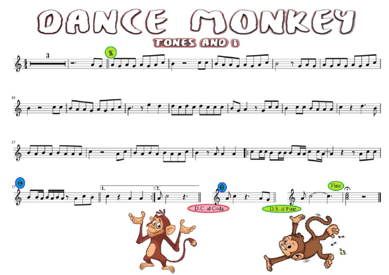 Dance Monkey Flauta Pdf