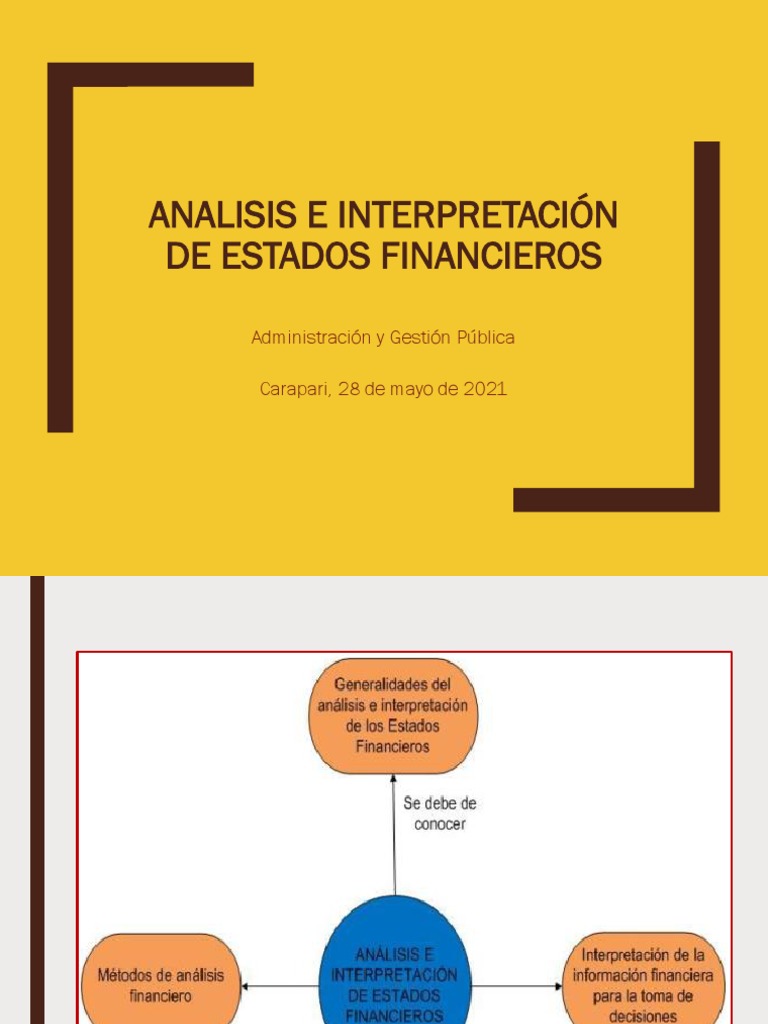 Analisis e Interpretación de Estados Financieros | PDF | Contabilidad | Rentabilidad sobre ...