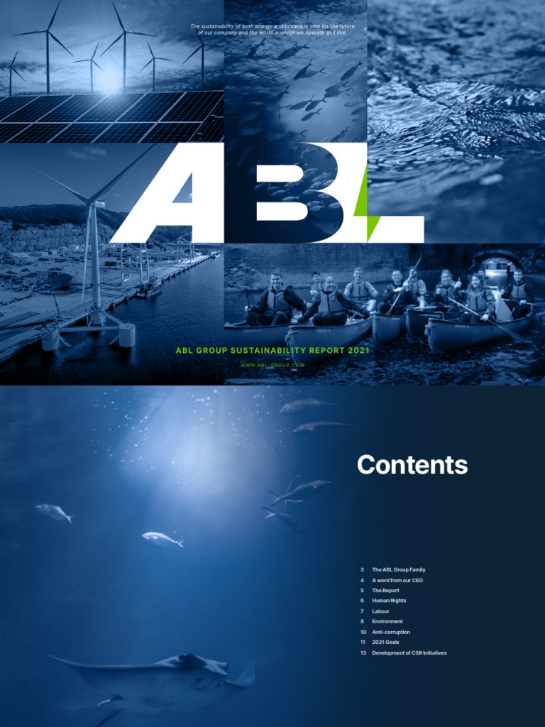 ABL Sustainability Report 2021 | PDF | Sustainability | Recruitment