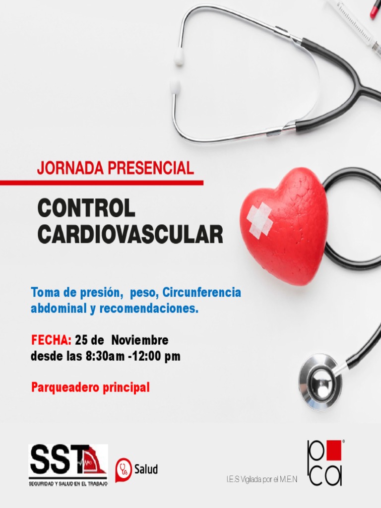 Arte Editable Tamizaje Del Riesgo Cardiovascular | PDF