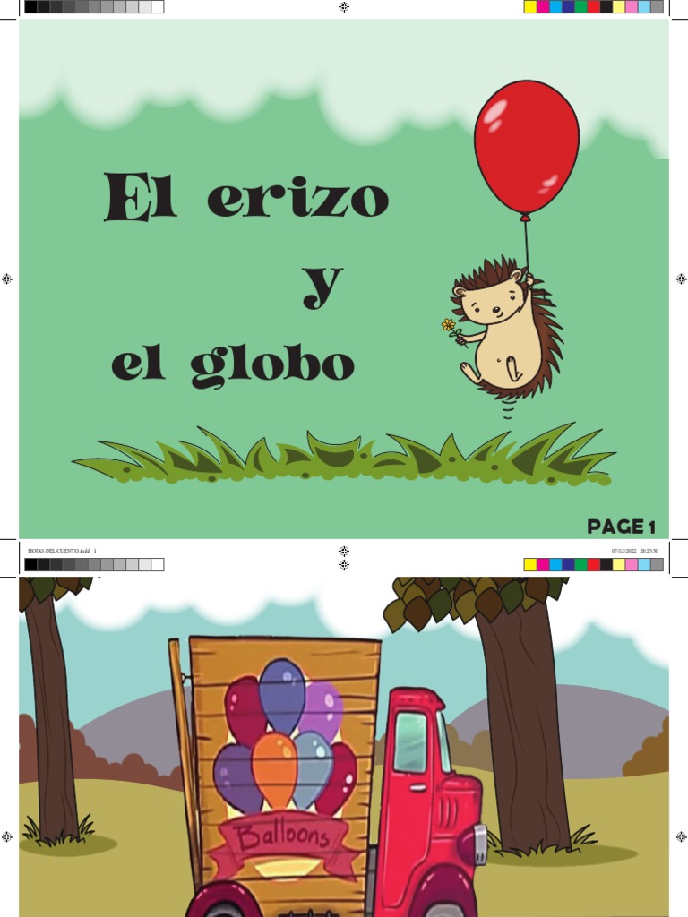 El Erizo y El Globo - Cuento | PDF
