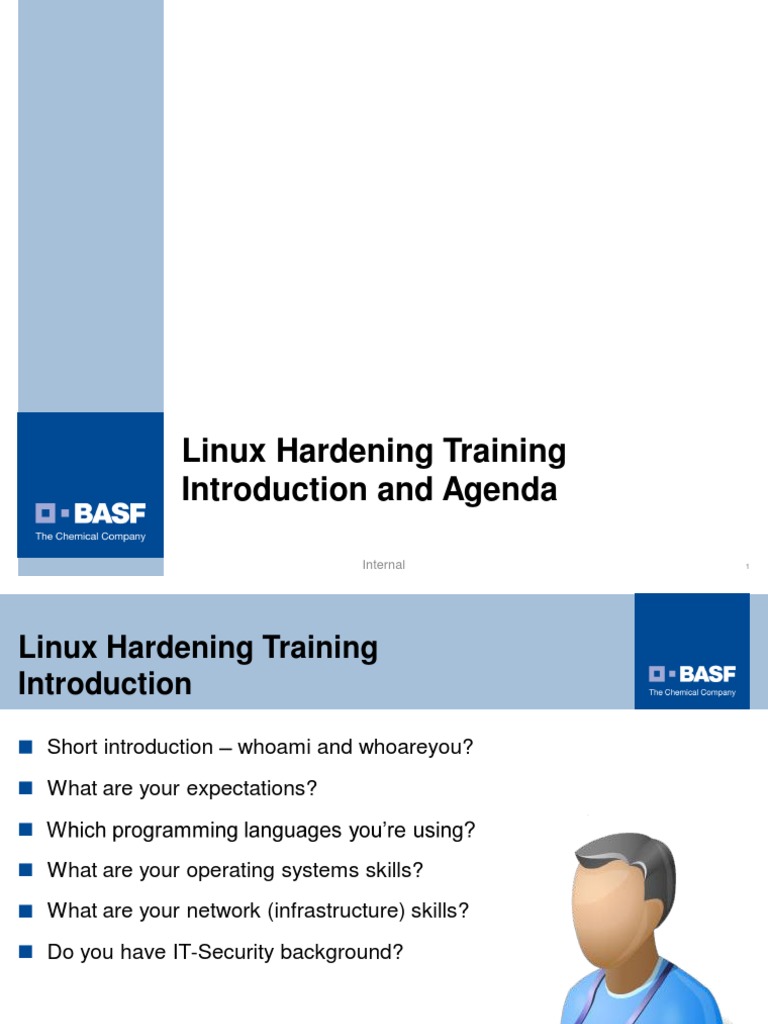 00 Linux Hardening Training Intro | PDF | Security | Computer Security