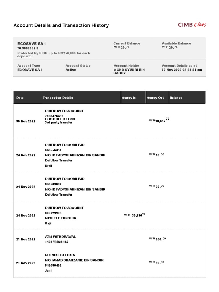 Cimbclicks1pdf Original | PDF | Debit Card | Automated Teller Machine