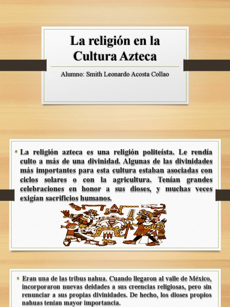 La Religión en La Cultura Azteca | PDF | Deidades | Mitología