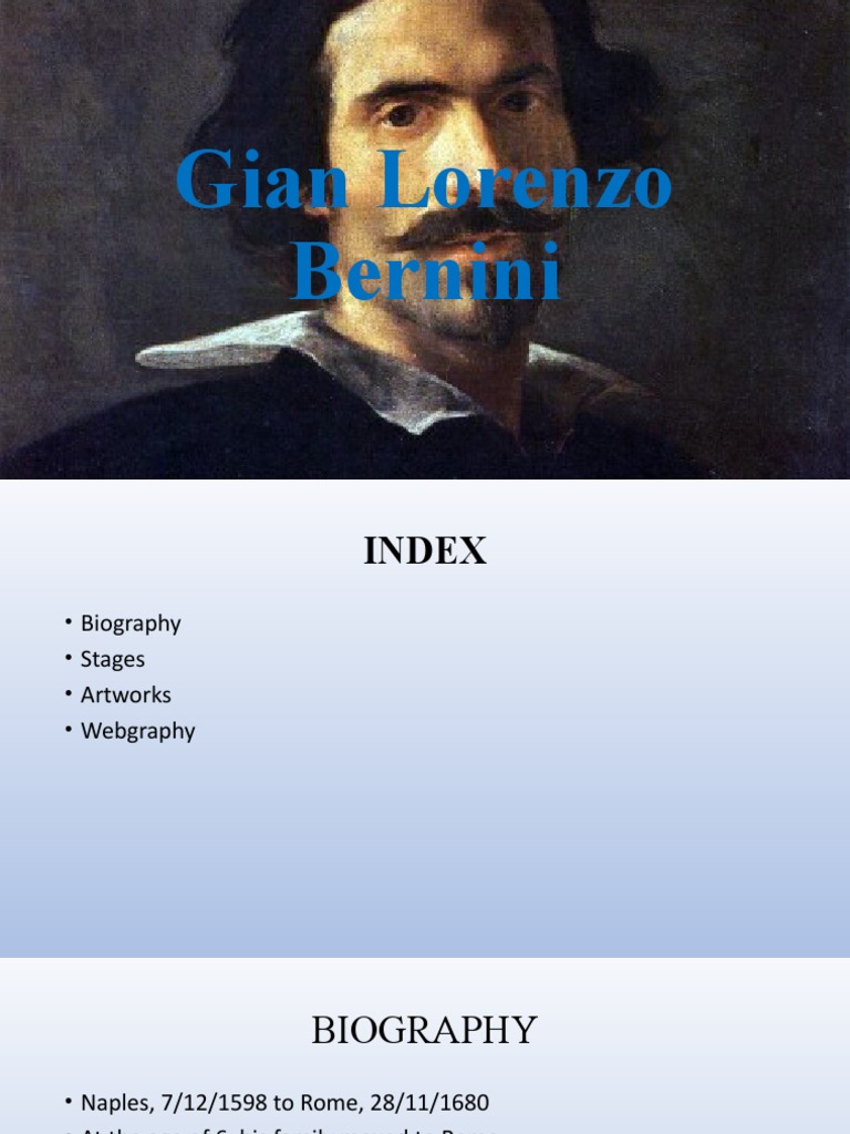 Gian Lorenzo Bernini | PDF