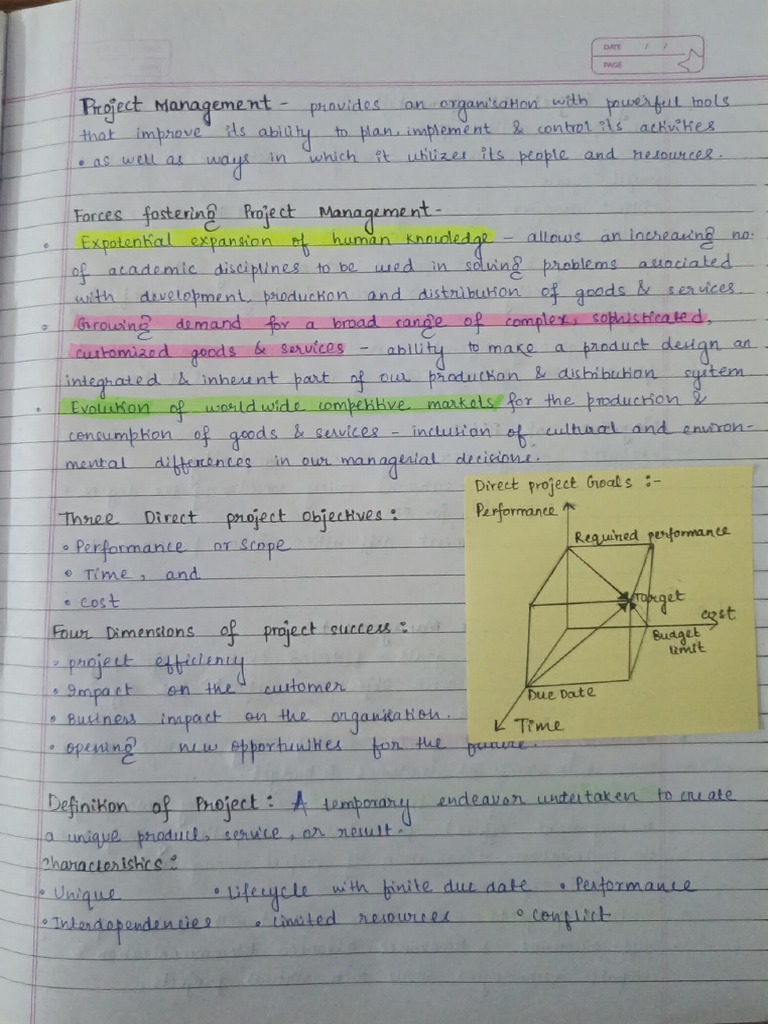 Pm Module 1 Pdf