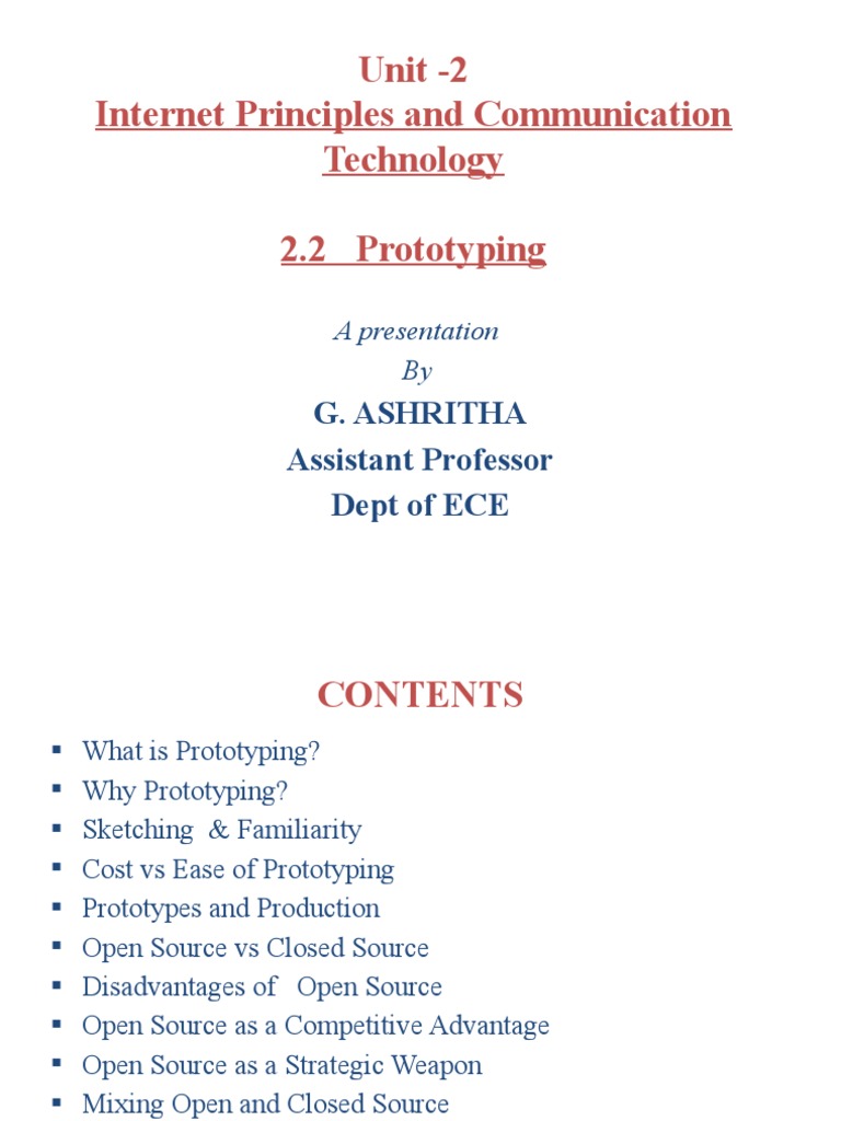 2.2 Prototyping | PDF | Prototype | Internet Of Things
