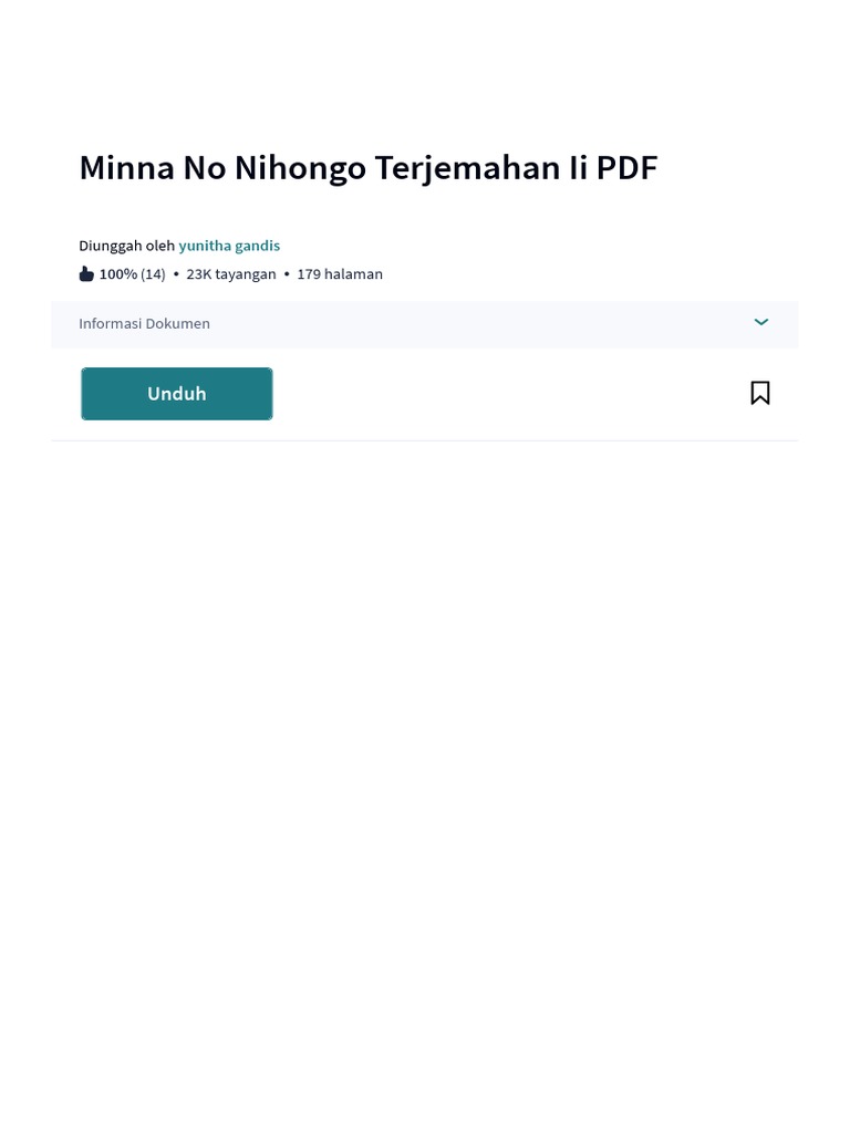 Minna No Nihongo II PDF | PDF