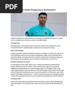 Cristiano Ronaldo Reading Comprehension | PDF | Uefa Champions League ...