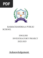 Acknowledgement..certificate FOR PROJECT | PDF