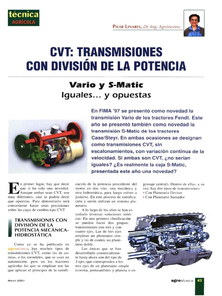 Transmisiones CVT Vario y Smatic Pilar Linares Agrotec - 2004 - 12!35 ...