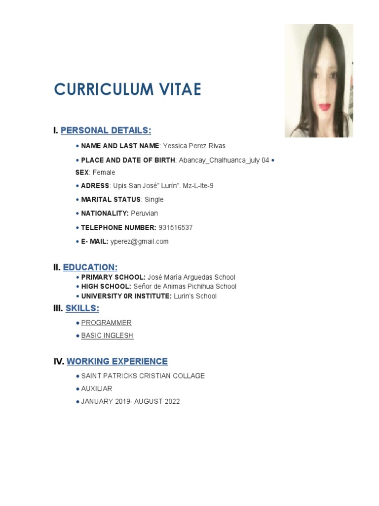 CV Perez | PDF