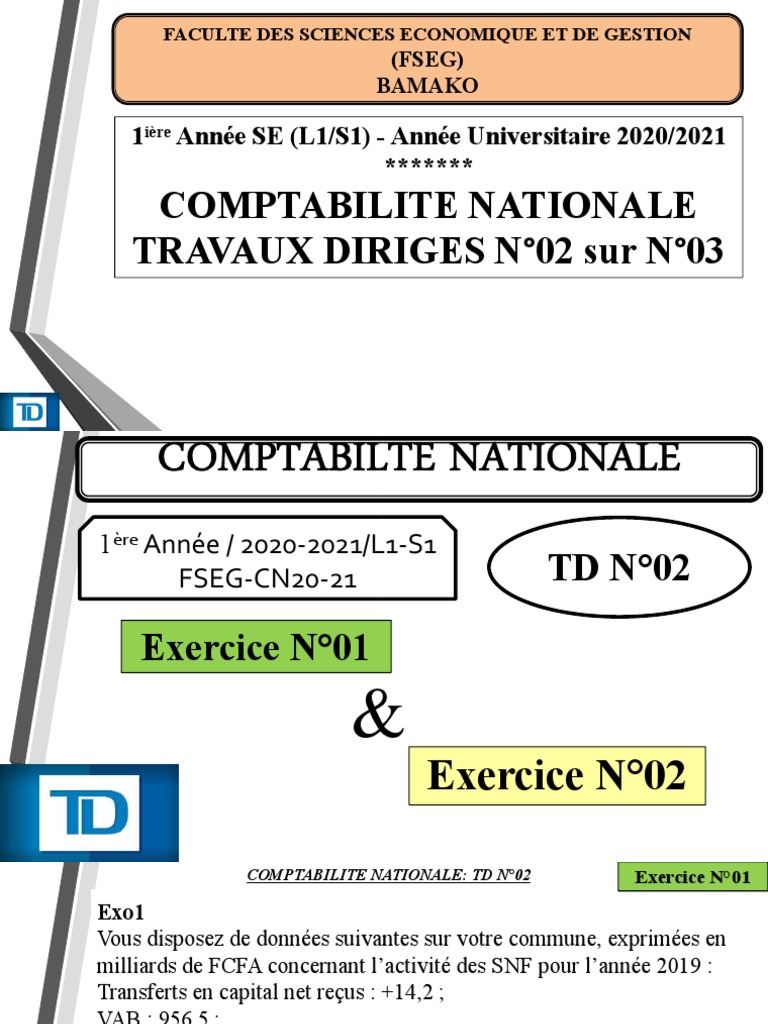 Travaux Dirige N°02 | PDF