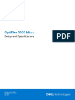 Dell Optiplex 3000 Desktop Specification | PDF