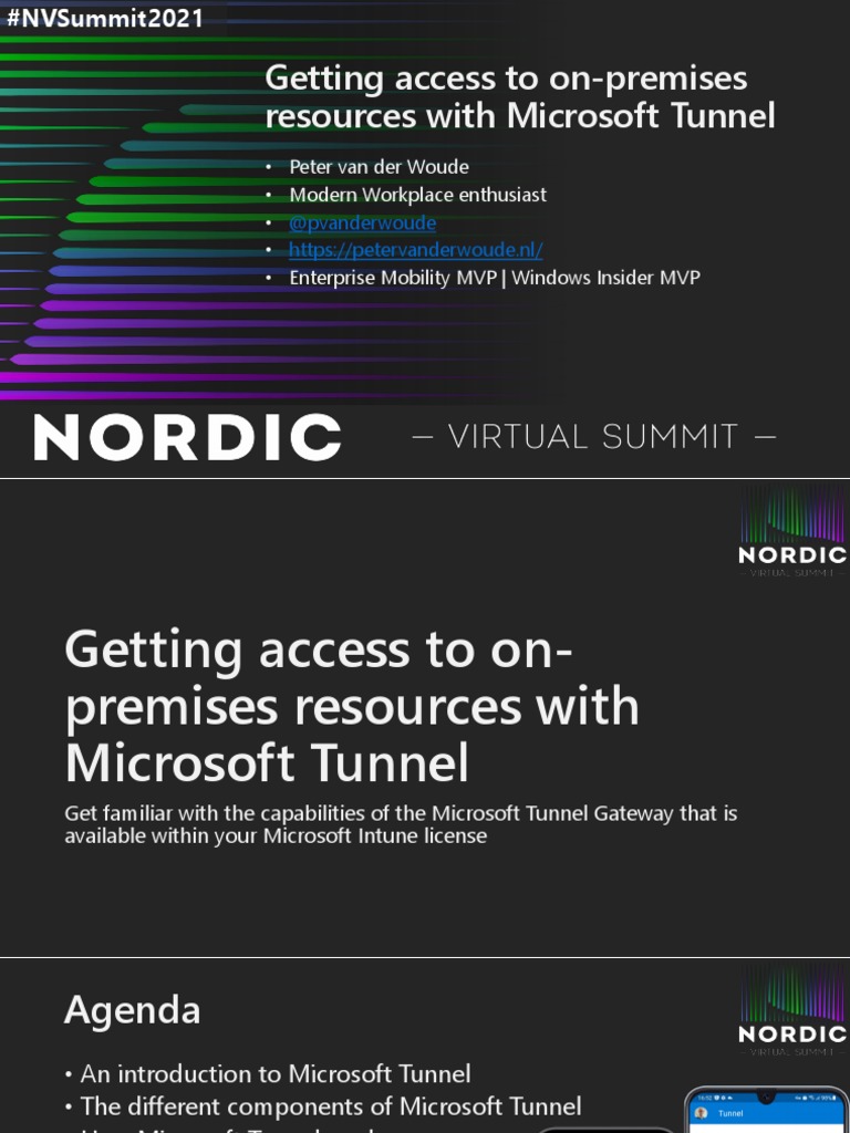 NVS Getting Access To On Premises Apps and Resources With Microsoft Tunnel | PDF | Mobile App ...