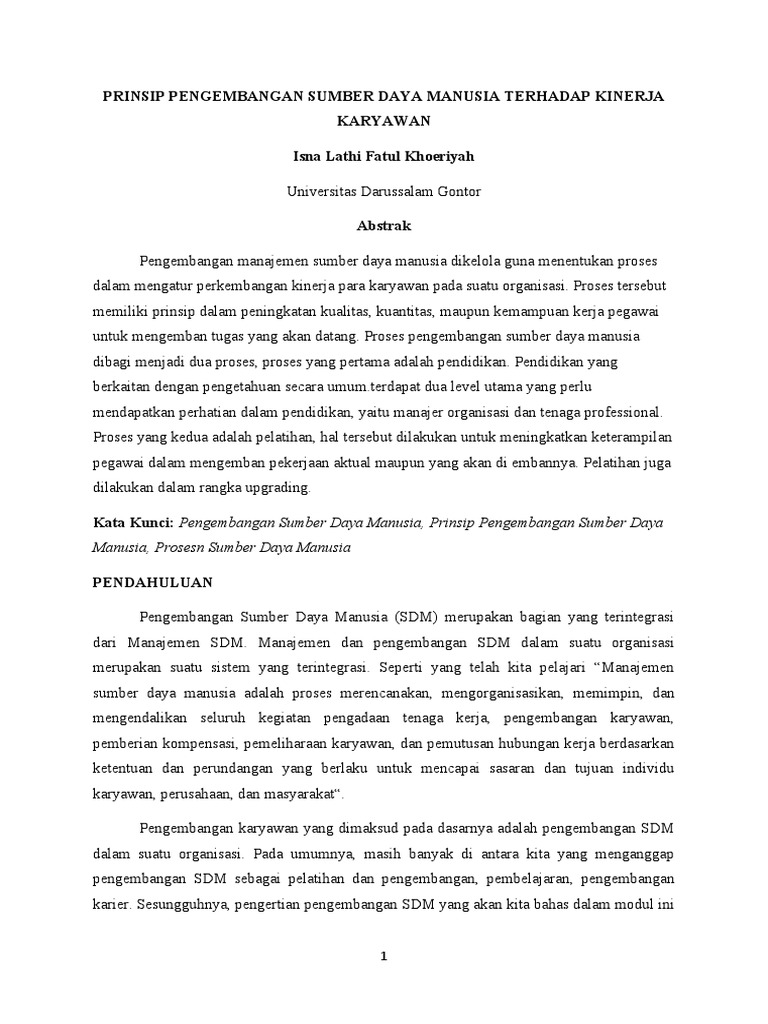 UTS - Isna Lathi Fatul Khoeriyah | PDF | Karier & Perkembangan