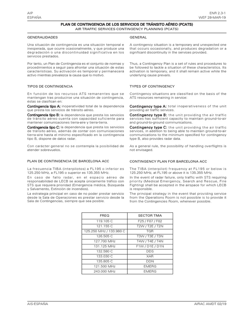 LE ENR 2 3 en | PDF | Ingeniería de Transporte | Aviación