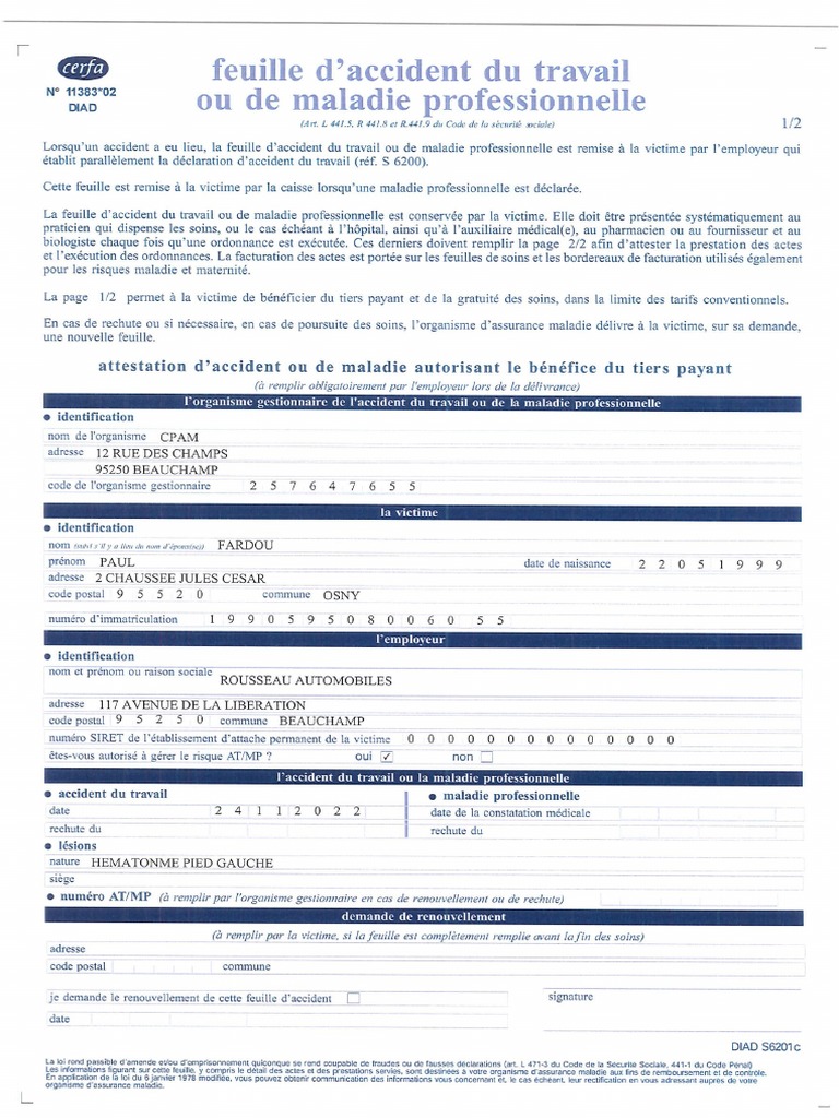 Arret Maladie | PDF