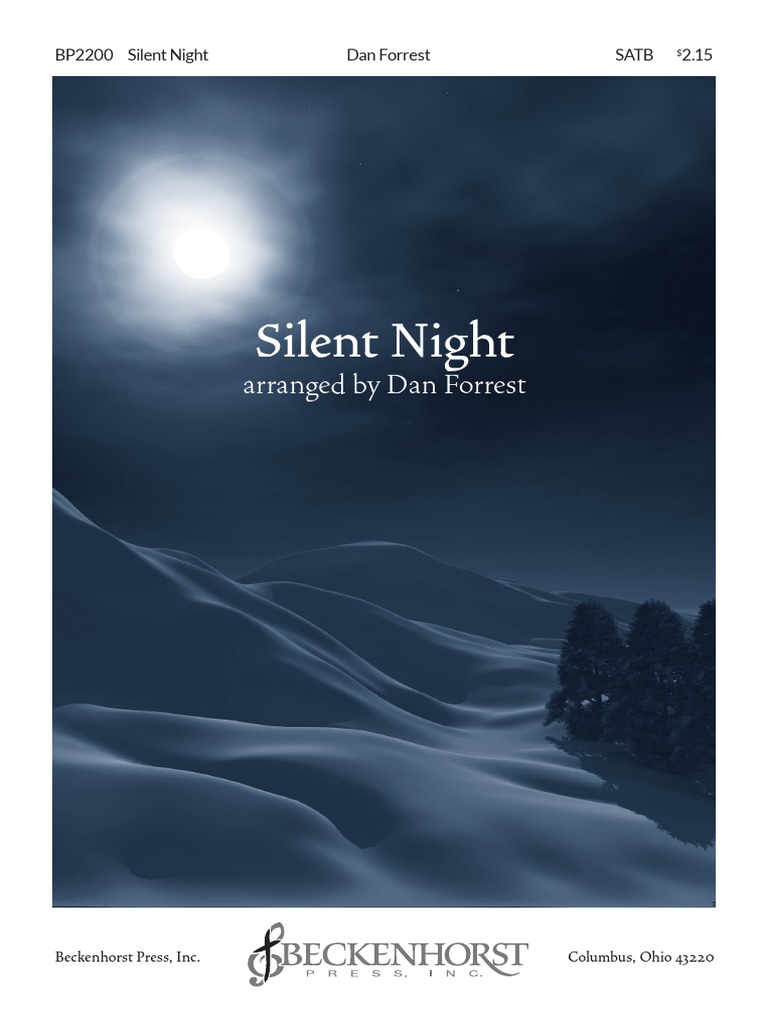 Forrest - Silent Night - SATB | PDF