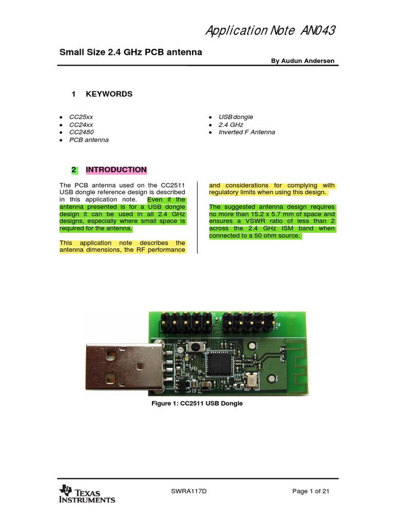 MIFA Antenna Design | PDF | Antenna (Radio) | Decibel