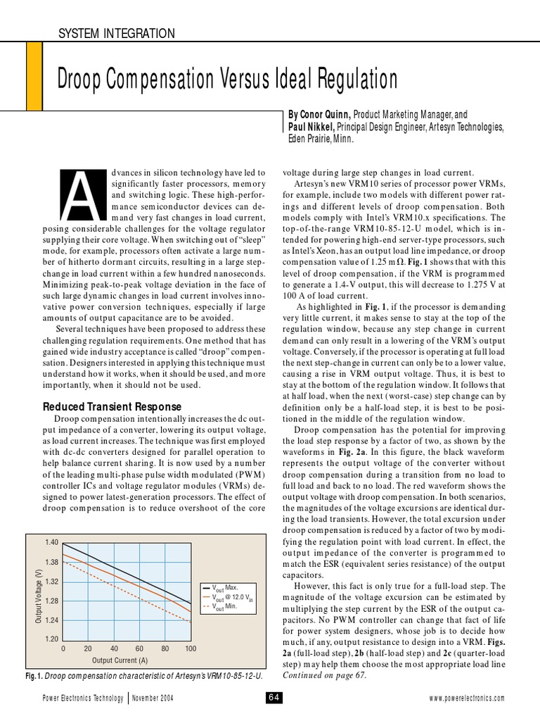 Droop Control Explanation | PDF | Capacitor | Electrical Impedance