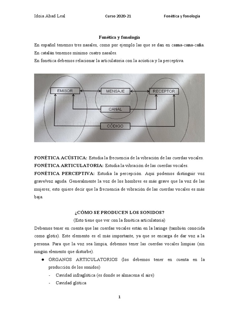 Fonética y Fonología en Español y Catalán | PDF | Fonética | Vocal