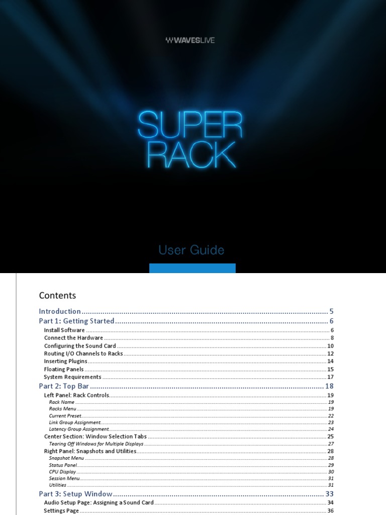 Superrack Native v13 | PDF | Input/Output | Window (Computing)