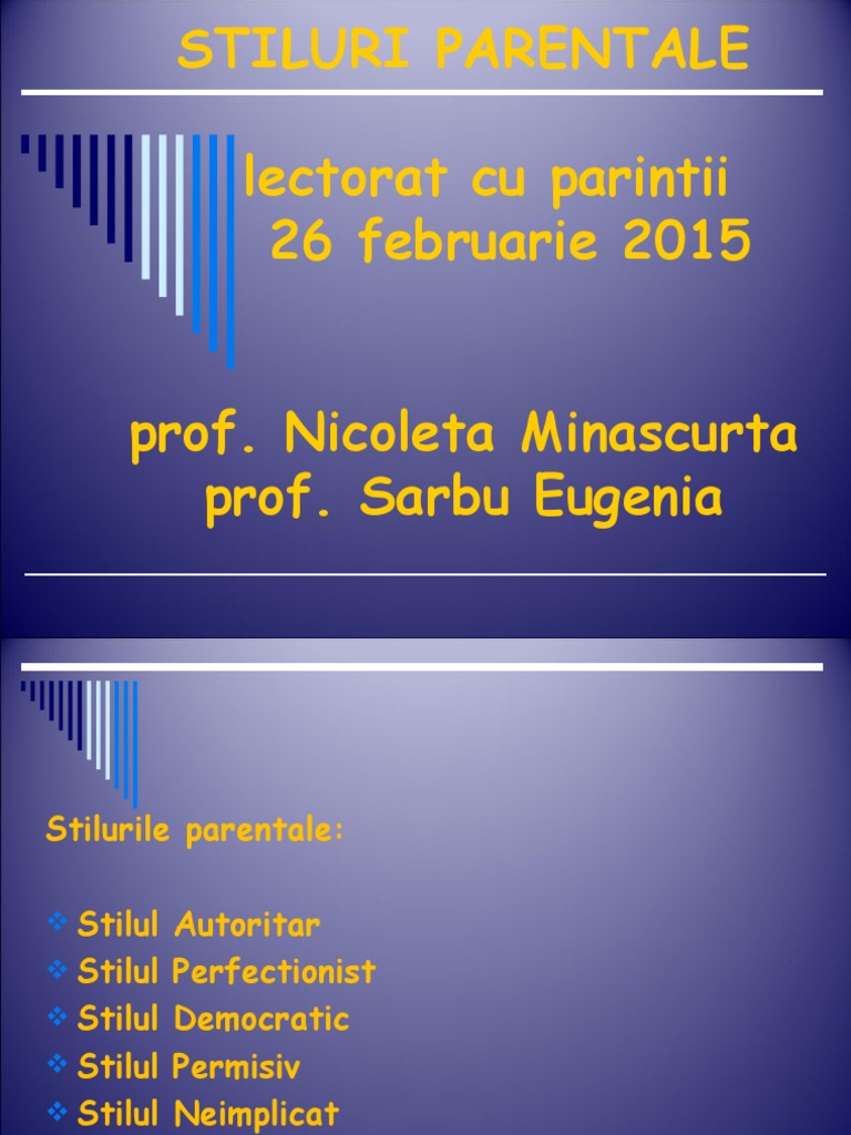 Stiluri Parentale | PDF