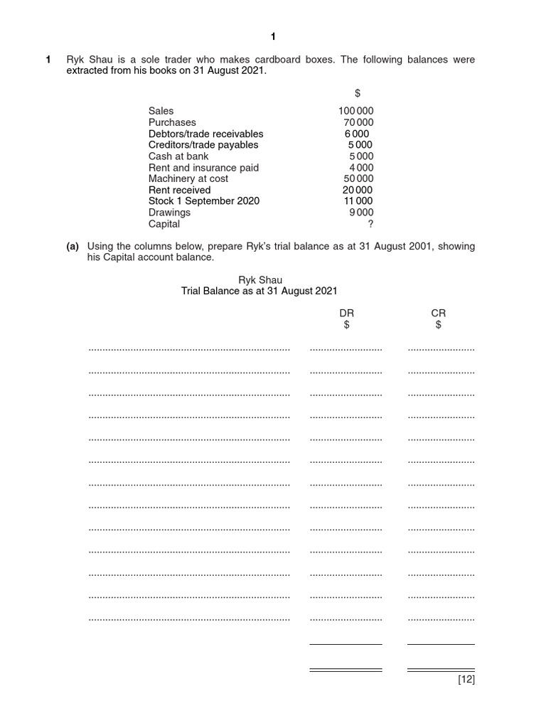Midyear Exam Review Sheet | PDF | Debits And Credits | Trade