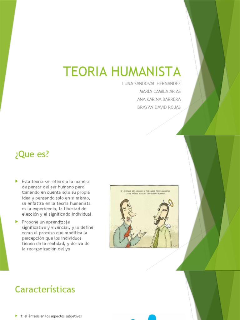 Teoria Humanista | PDF | Psicologia humanista | Cognición
