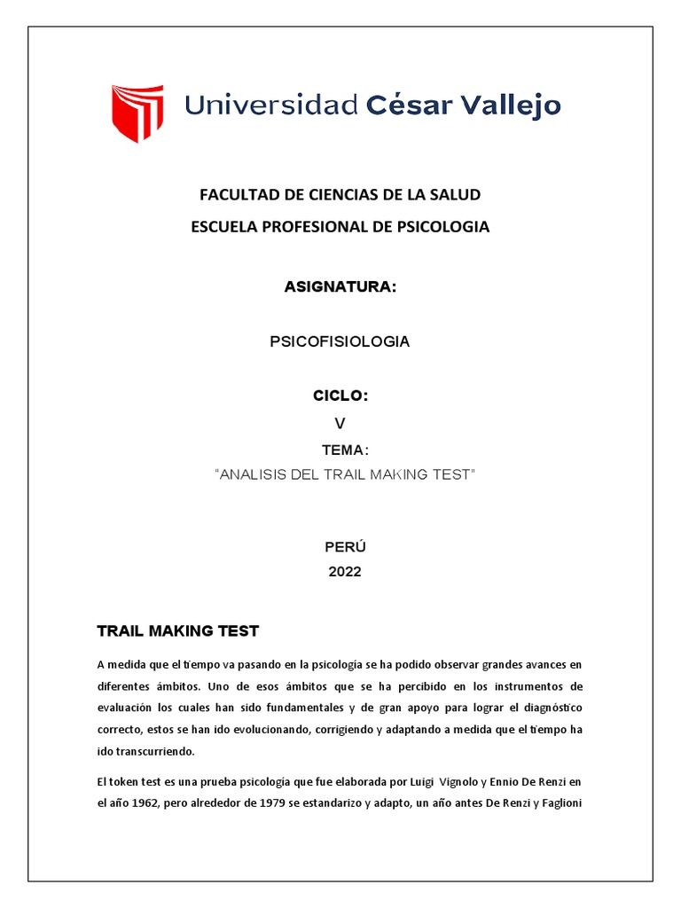 Analisi Del Token Test1 | PDF | Sicología | Psicología cognitiva