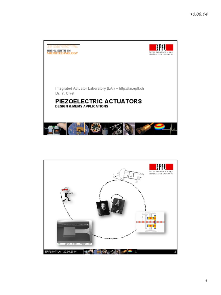 Piezoelectric Actuators Overview | PDF | Piezoelectricity | Thin Film