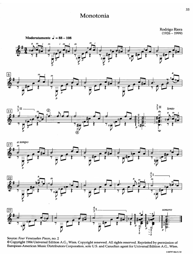 Monotonia e Choros | PDF