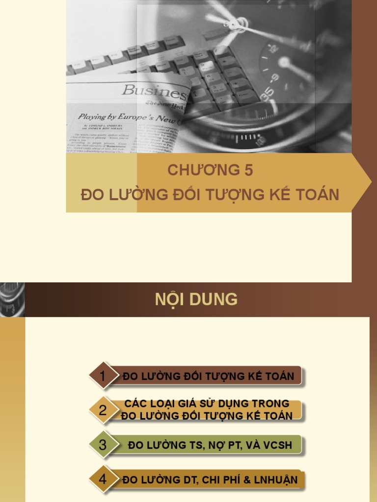 Chuong 5 - Do Luong Cac Doi Tuong Ke Toan | PDF