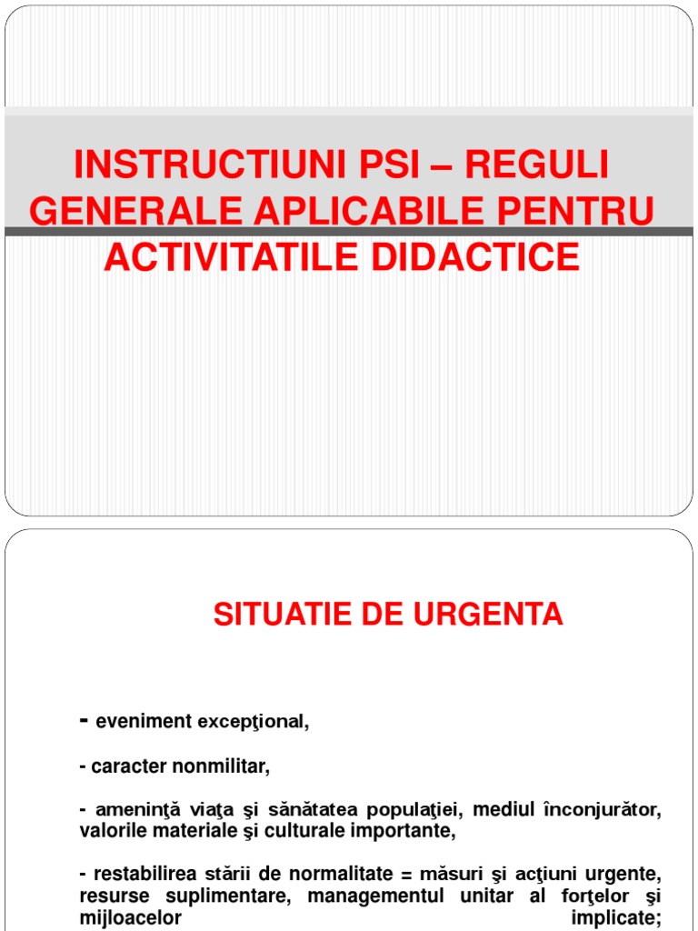 Instructiuni Psi Facultati Umf | PDF