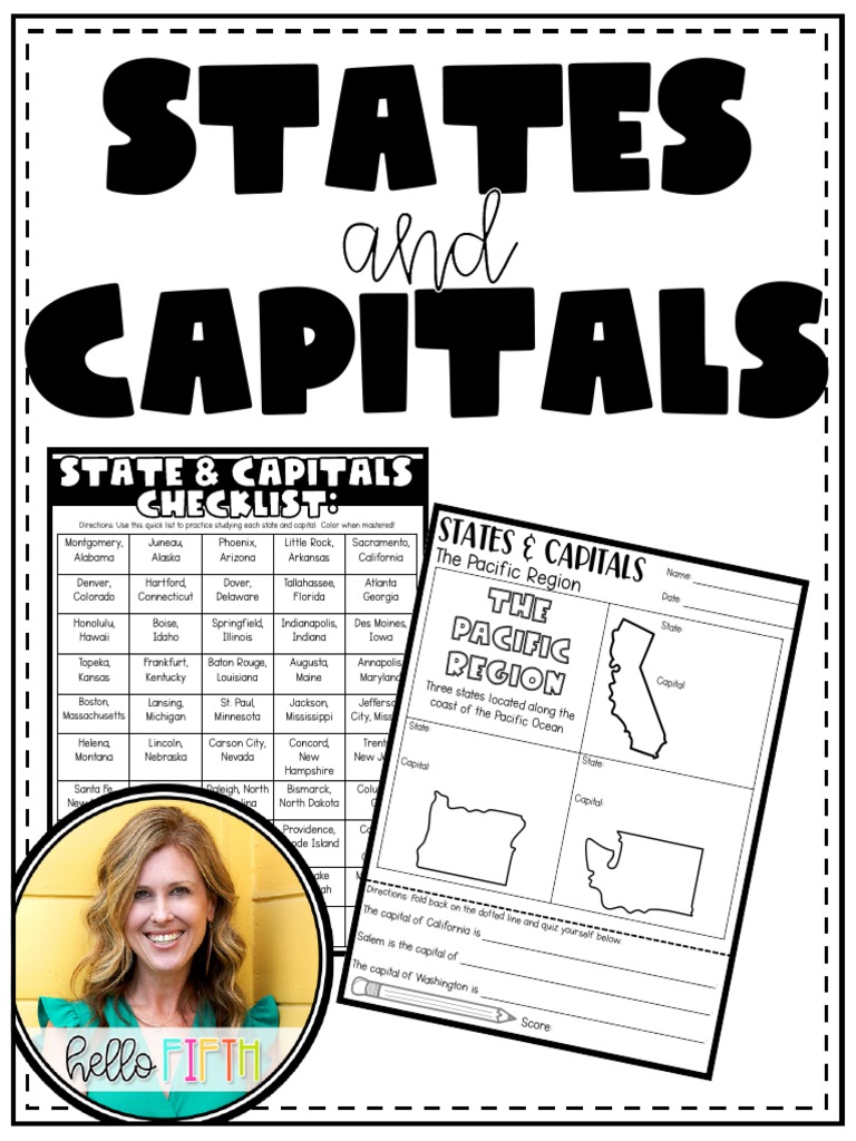 States Capitals | PDF | Southwestern United States | Rocky Mountains