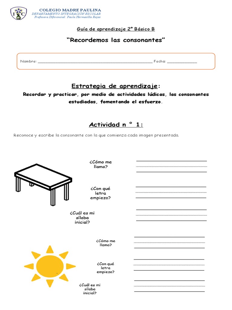 Guía de Aprendizaje 2 Basico B | PDF