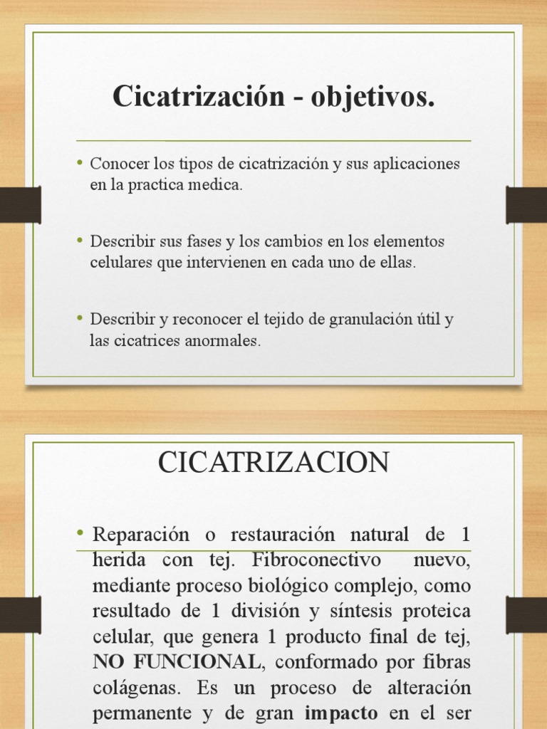4 Cicatrizacion | PDF | Cicatrización de la herida | Medicina CLINICA
