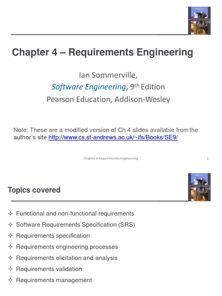 Ch4 Requirement Engineering | PDF | Computers