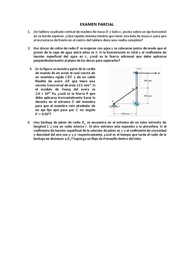 Examen Parcial 2022 | PDF