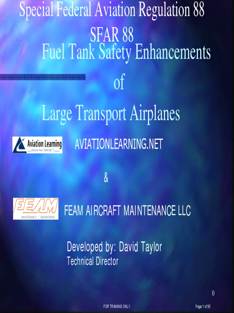 SFAR88 EASA Fueltanksafety | PDF | Transport | Aerospace
