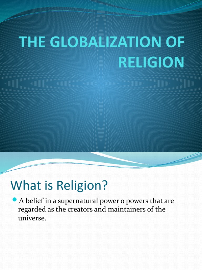 The Globalization of Religion | PDF | God | Spirituality