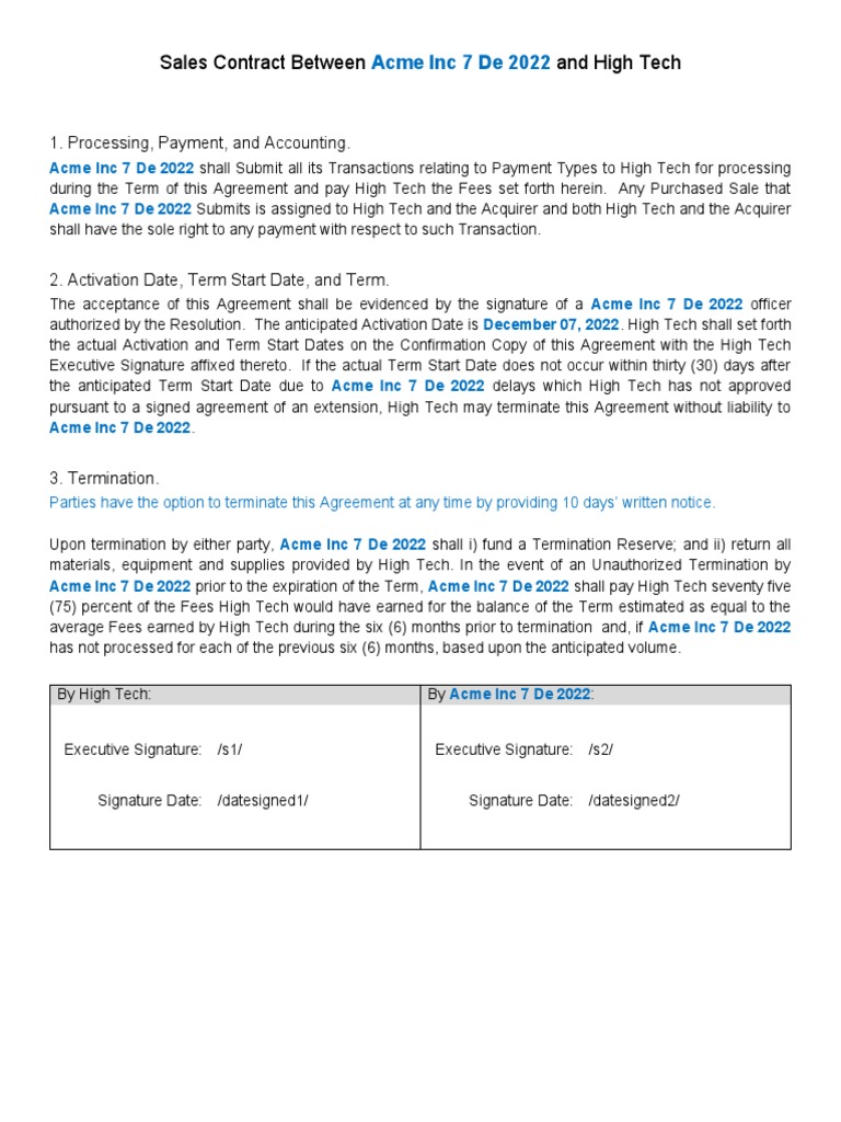 Generate A Sales Contract - 20221207 - 102509 | PDF