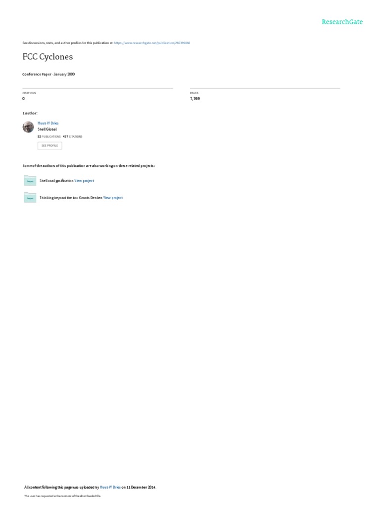 2001 2FCCCyclones avitalelementinprofitabilityPTQ | PDF | Chemistry ...
