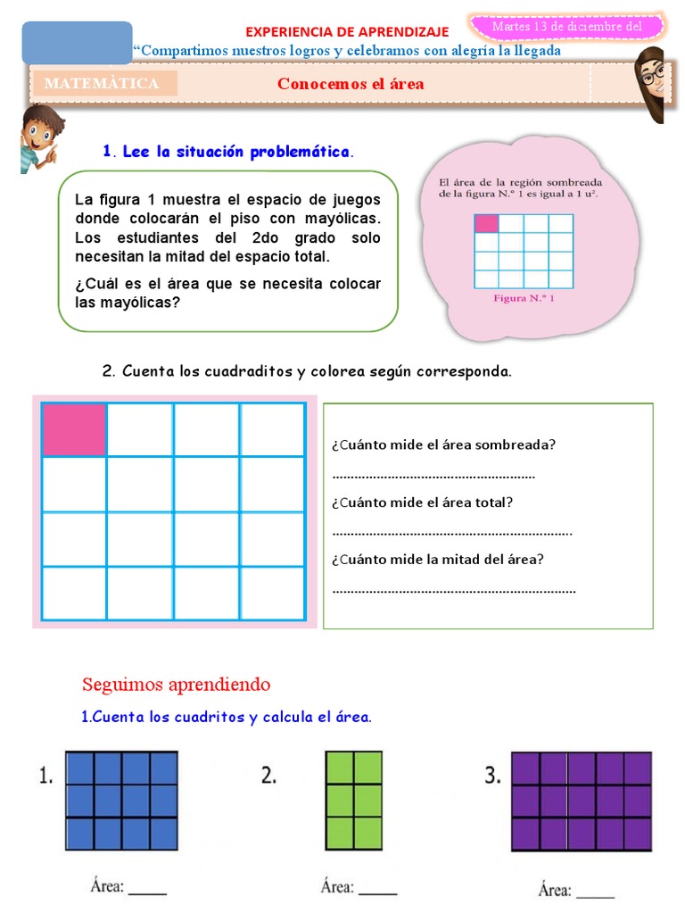 D2 A1 FICHA Conocemos El Área | PDF