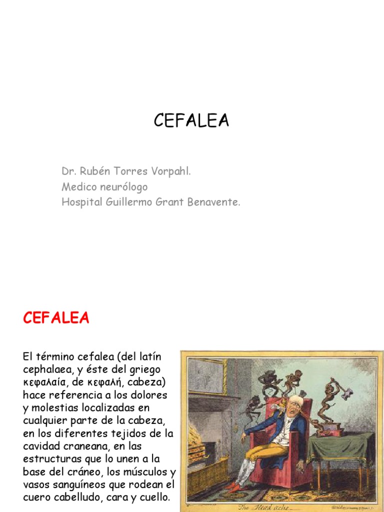 Cefalea: tipos, diagnóstico y tratamiento | PDF | Dolor de cabeza | Migraña